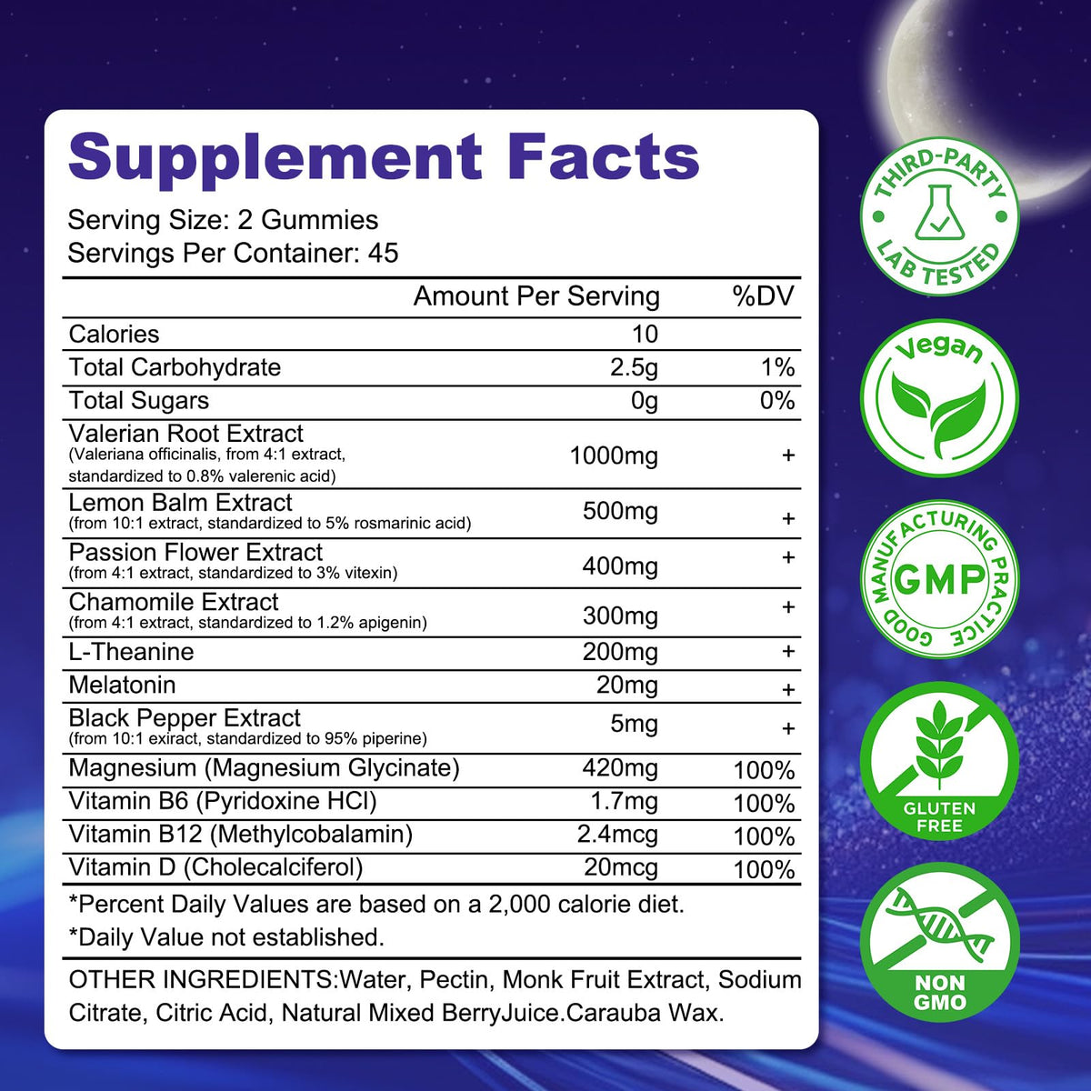 L-Theanine and valerian root combination