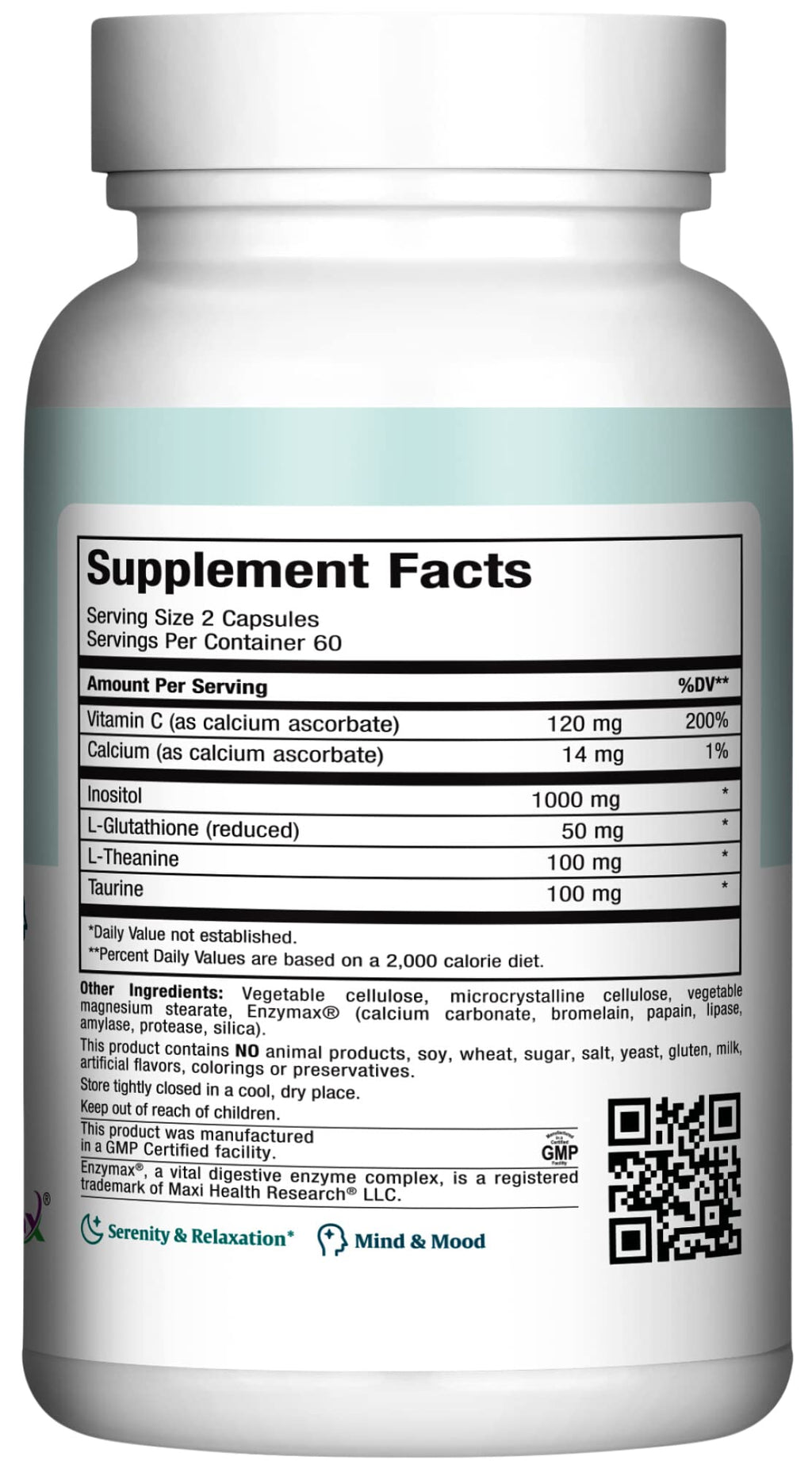 L-Theanine calming capsules for anxiety