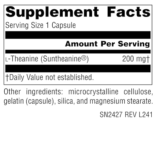 L-Theanine capsules for better sleep quality