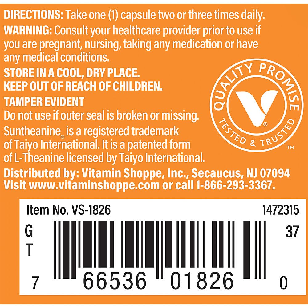 L-Theanine capsules for improved focus