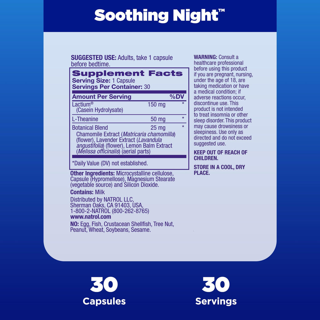 L-Theanine capsules for improved sleep quality