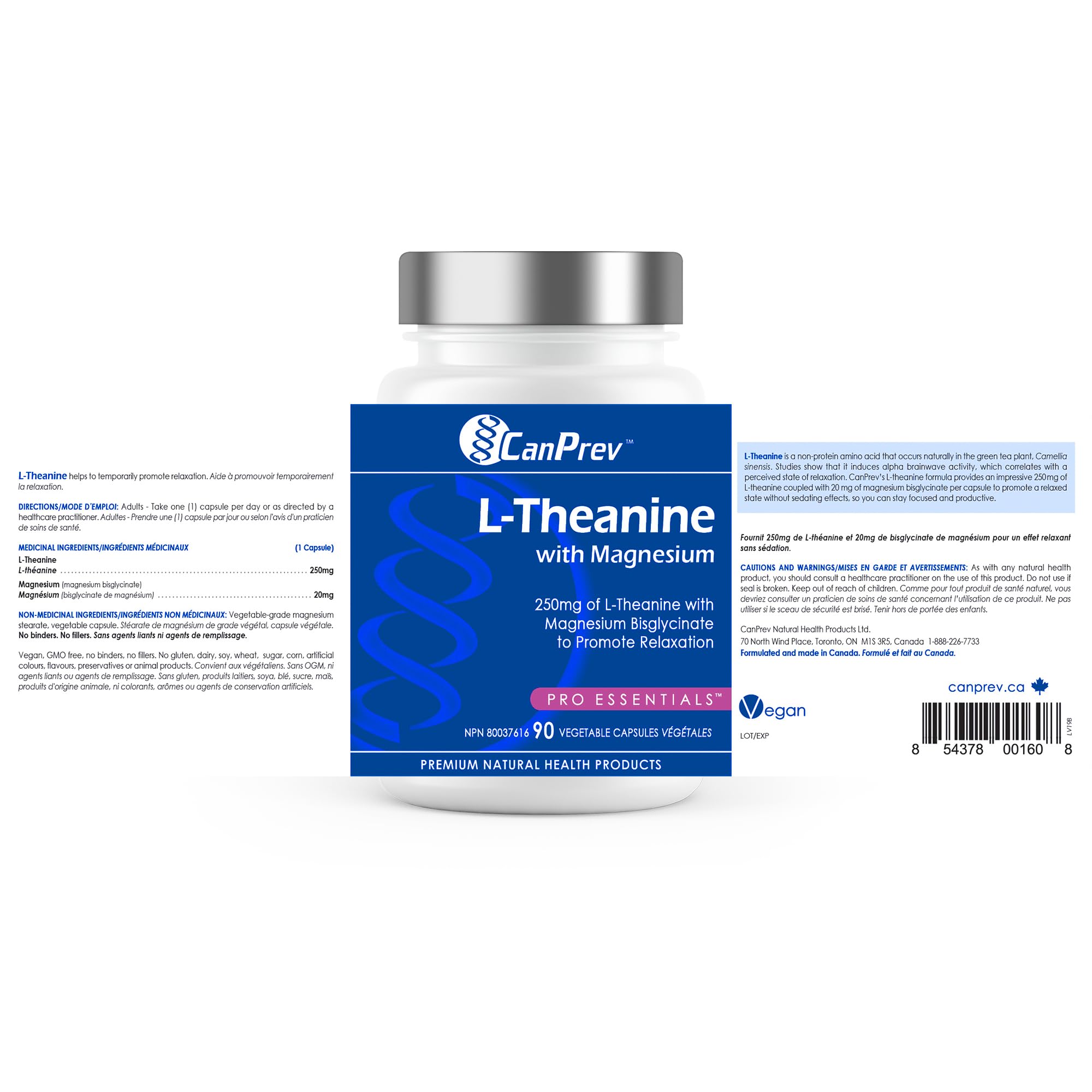 L-Theanine capsules for soothing effects