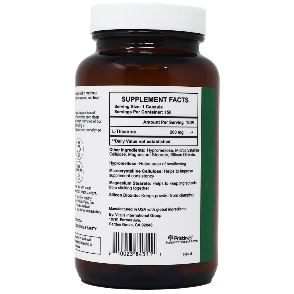 L-Theanine capsules for stress relief