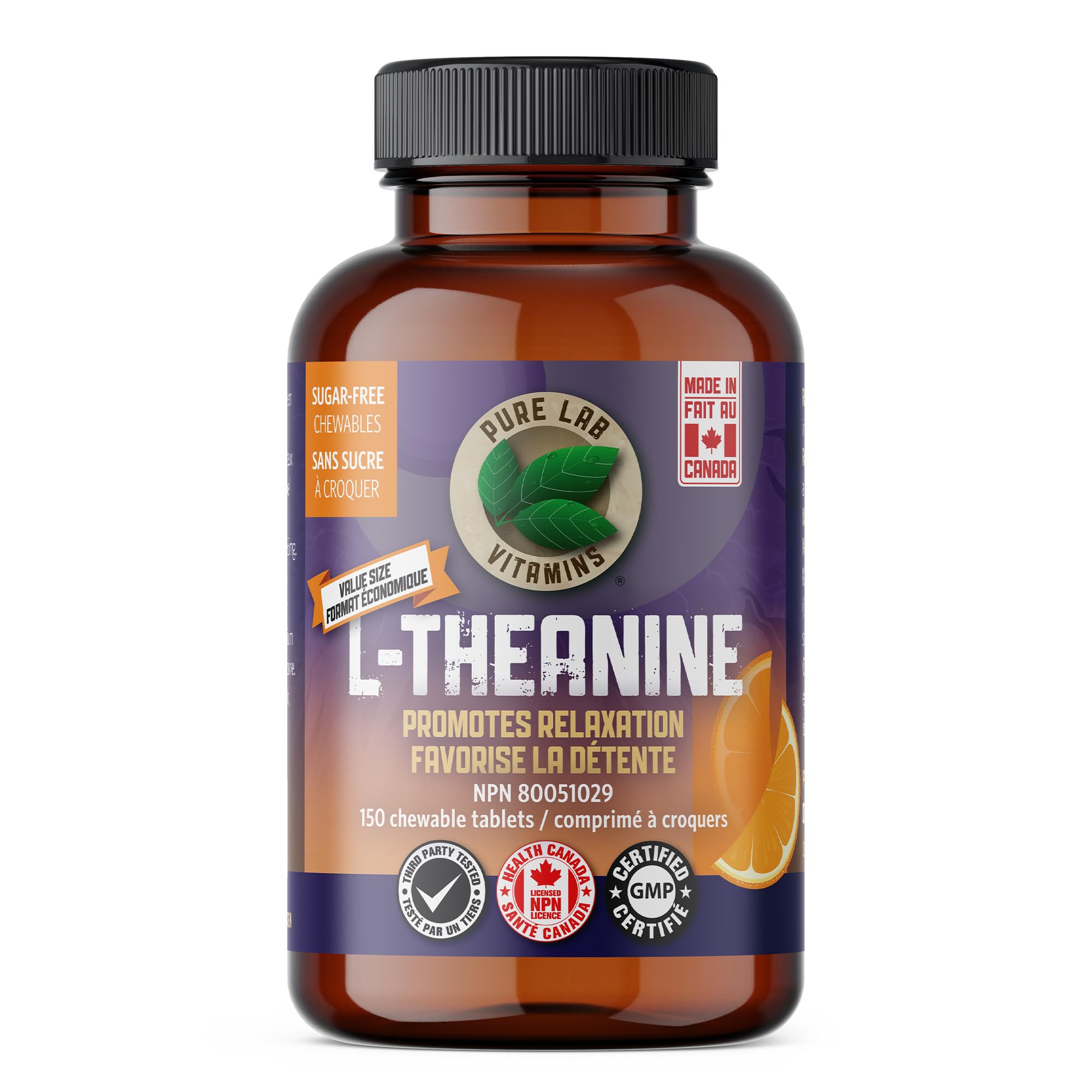 L-Theanine chewable tablets for relaxation