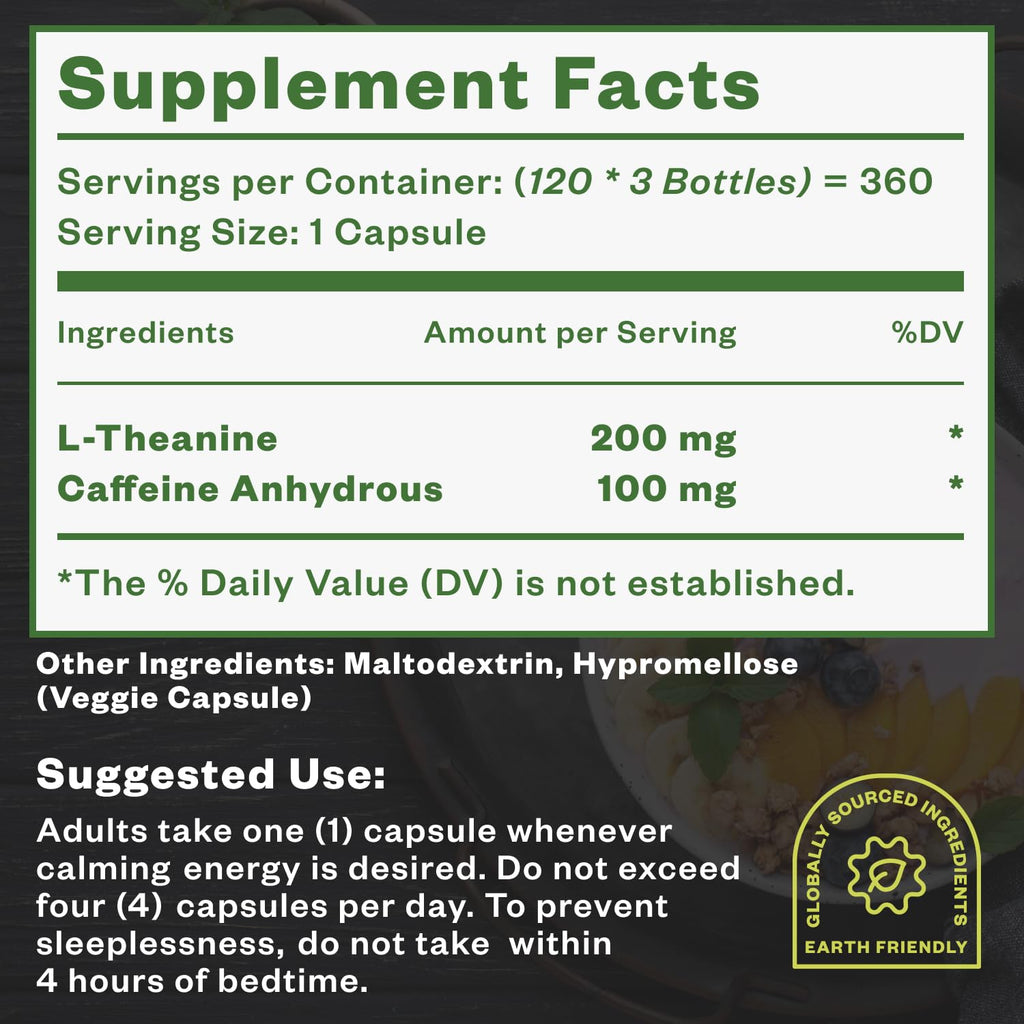 l-theanine for balanced energy