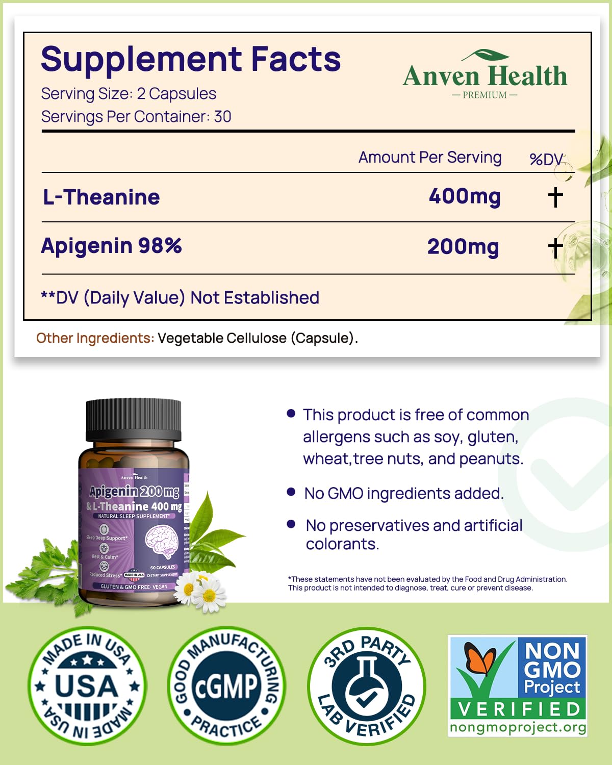 L-Theanine for better sleep quality