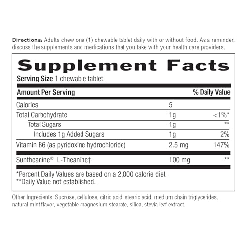 L-Theanine for improved focus and calm