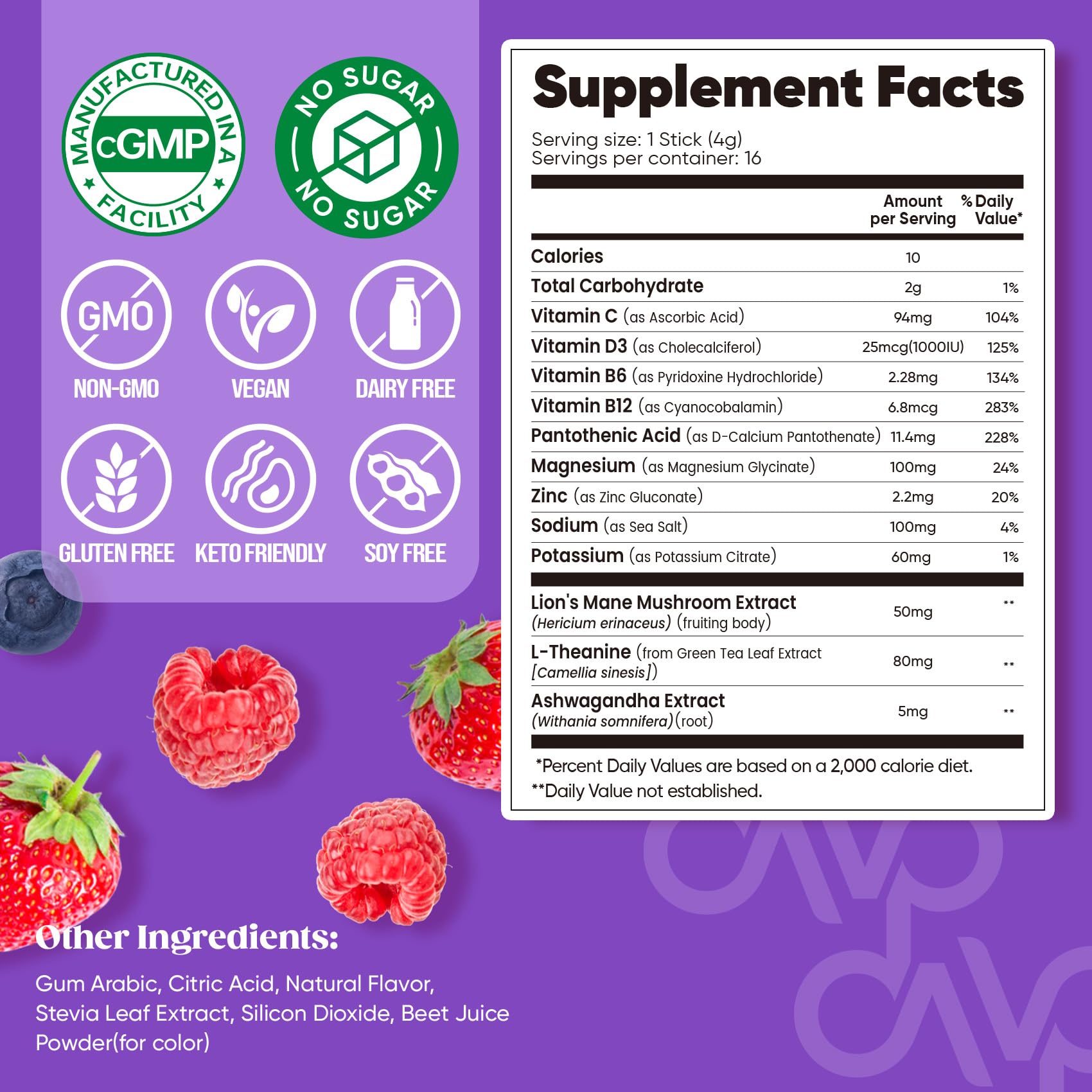 L-Theanine for stress relief powder