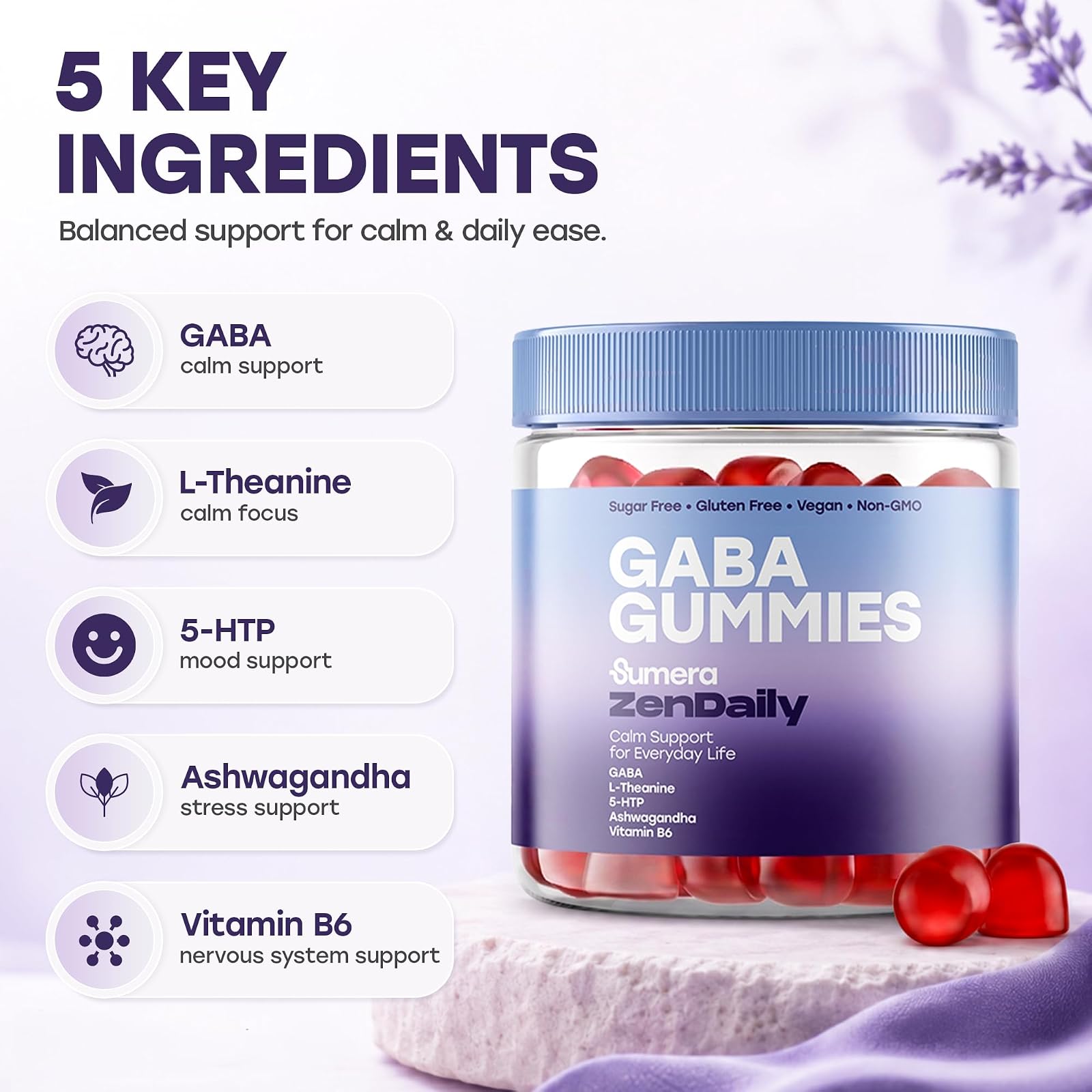 L-Theanine gummies for better sleep
