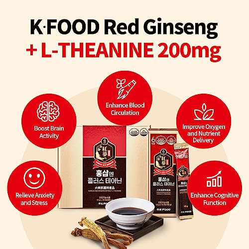 L-Theanine infused ginseng product