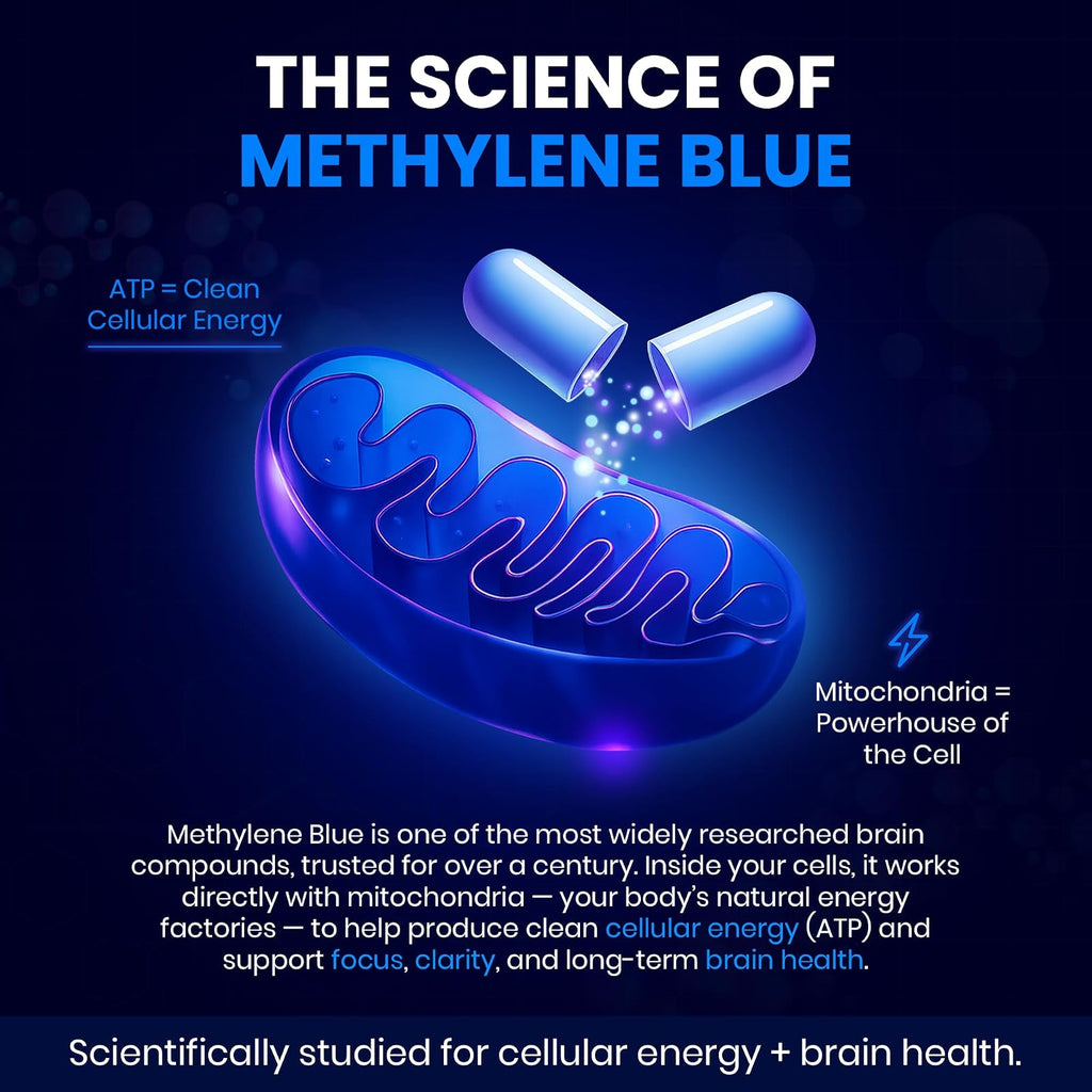L-Theanine infused Methylene Blue capsules