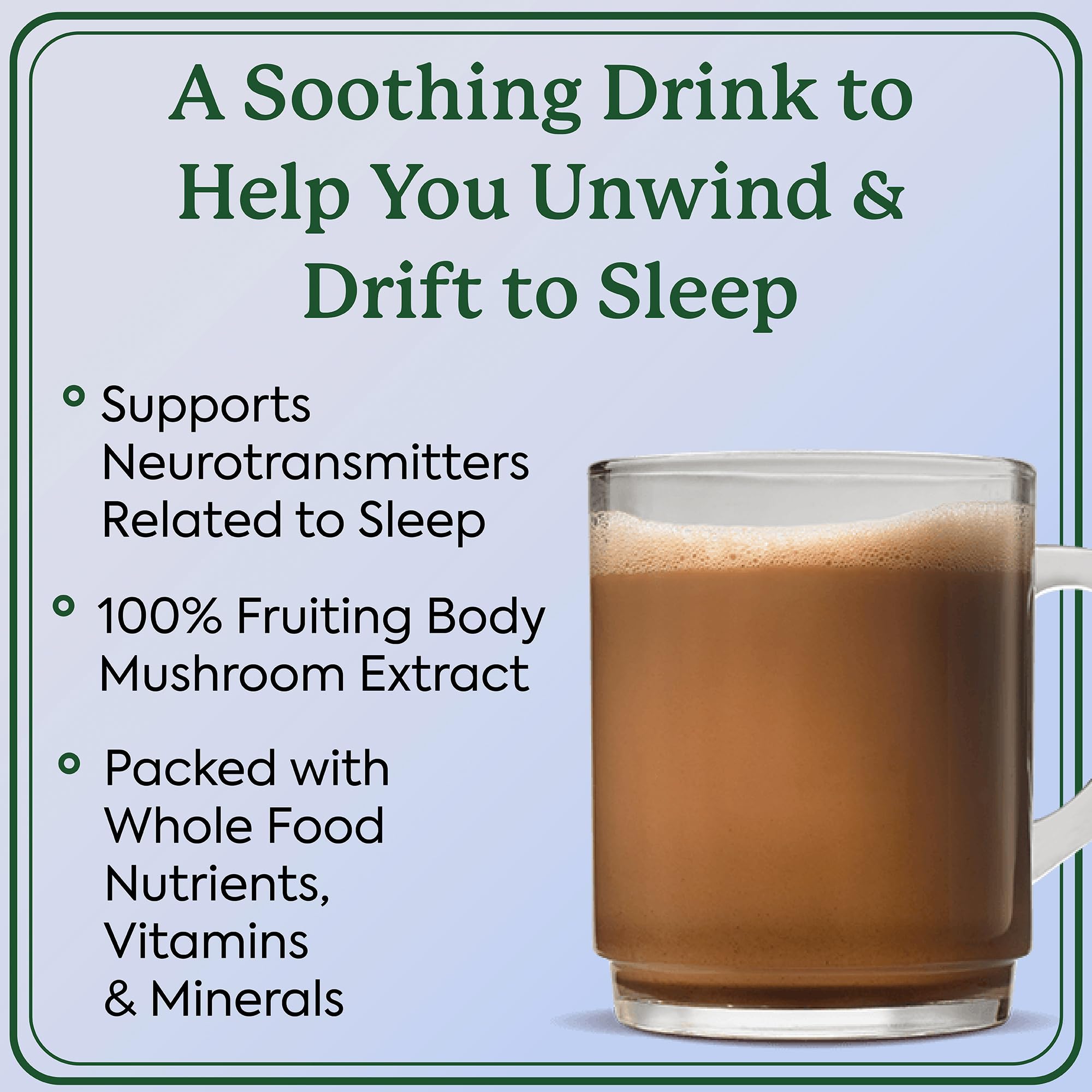 L-Theanine infused mushroom beverage