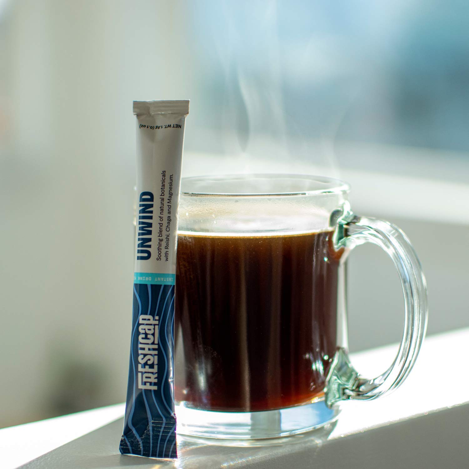L-theanine infused mushroom tea