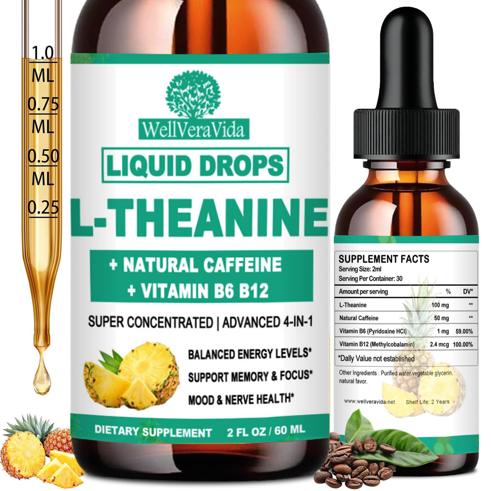 l-theanine liquid drops for relaxation