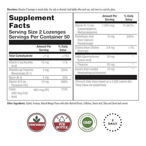 L-Theanine lozenges for stress relief