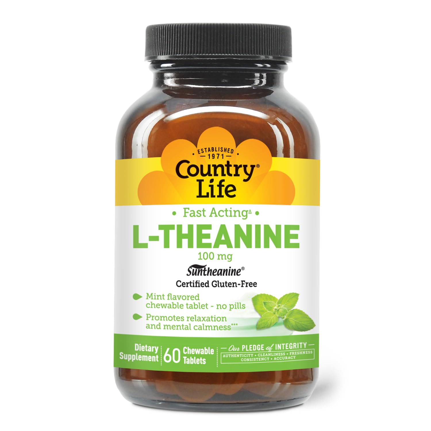 l-theanine mint chewables for relaxation