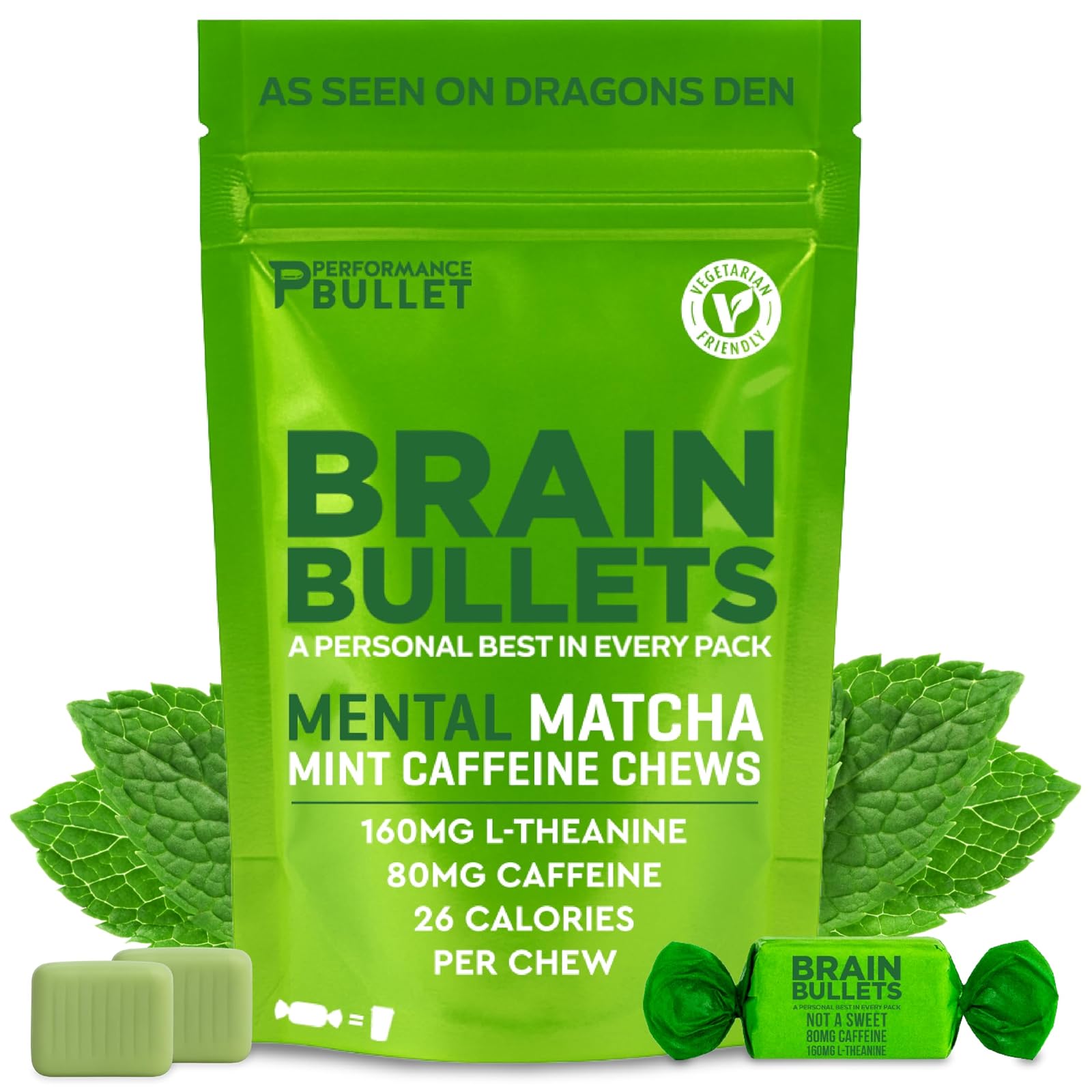 l-theanine mint matcha chews