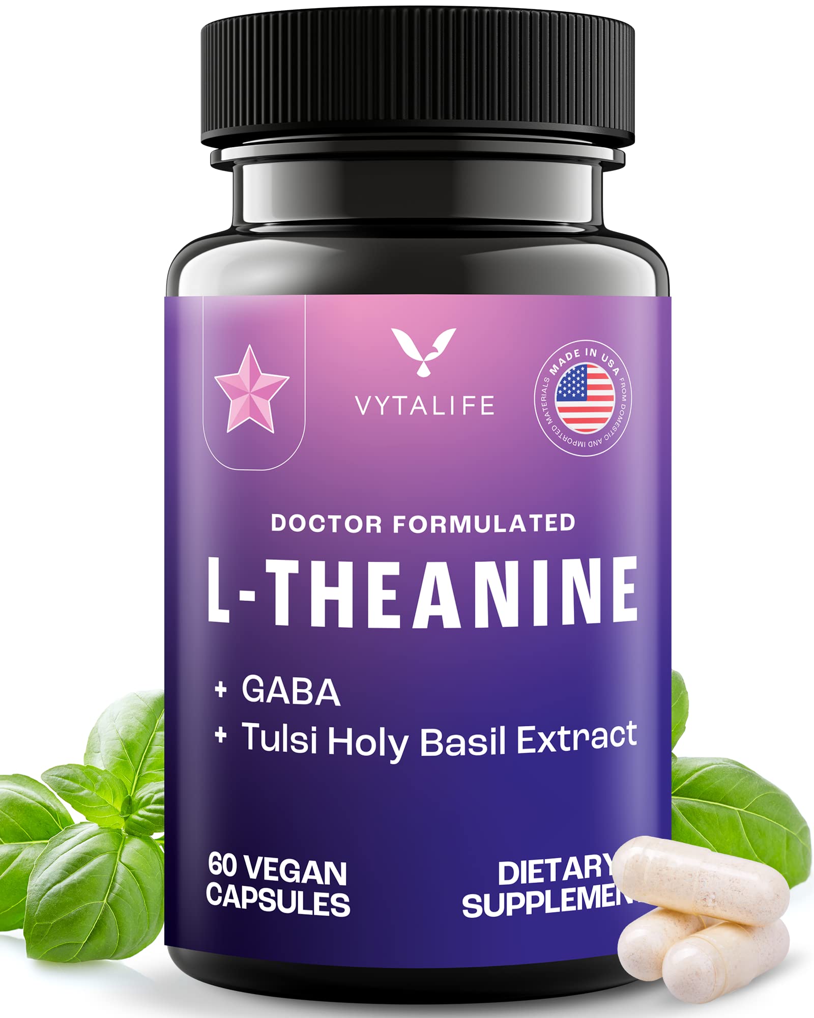 L-Theanine mood support capsules