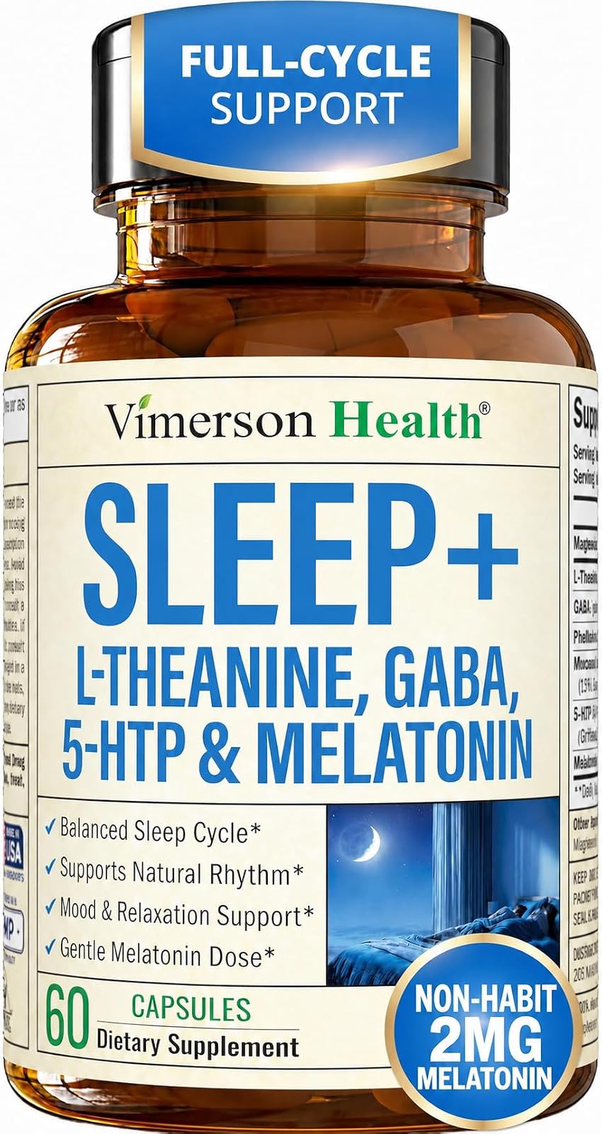 L-Theanine sleep aid capsules