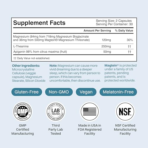L-Theanine sleep aid with magnesium