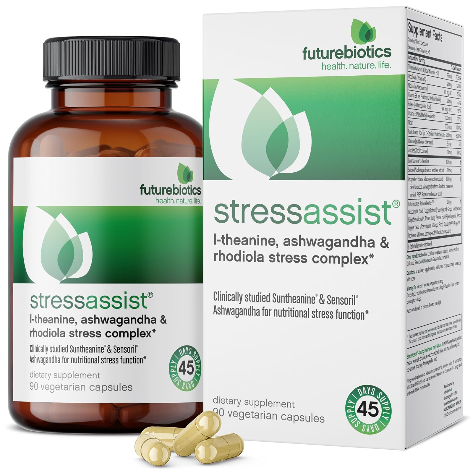 l-theanine stress relief capsules