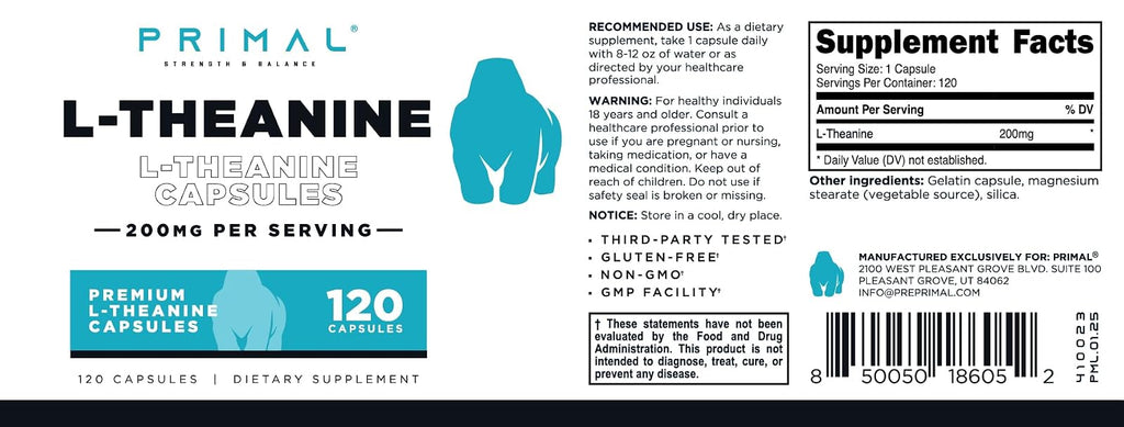 l-theanine supplement for focus