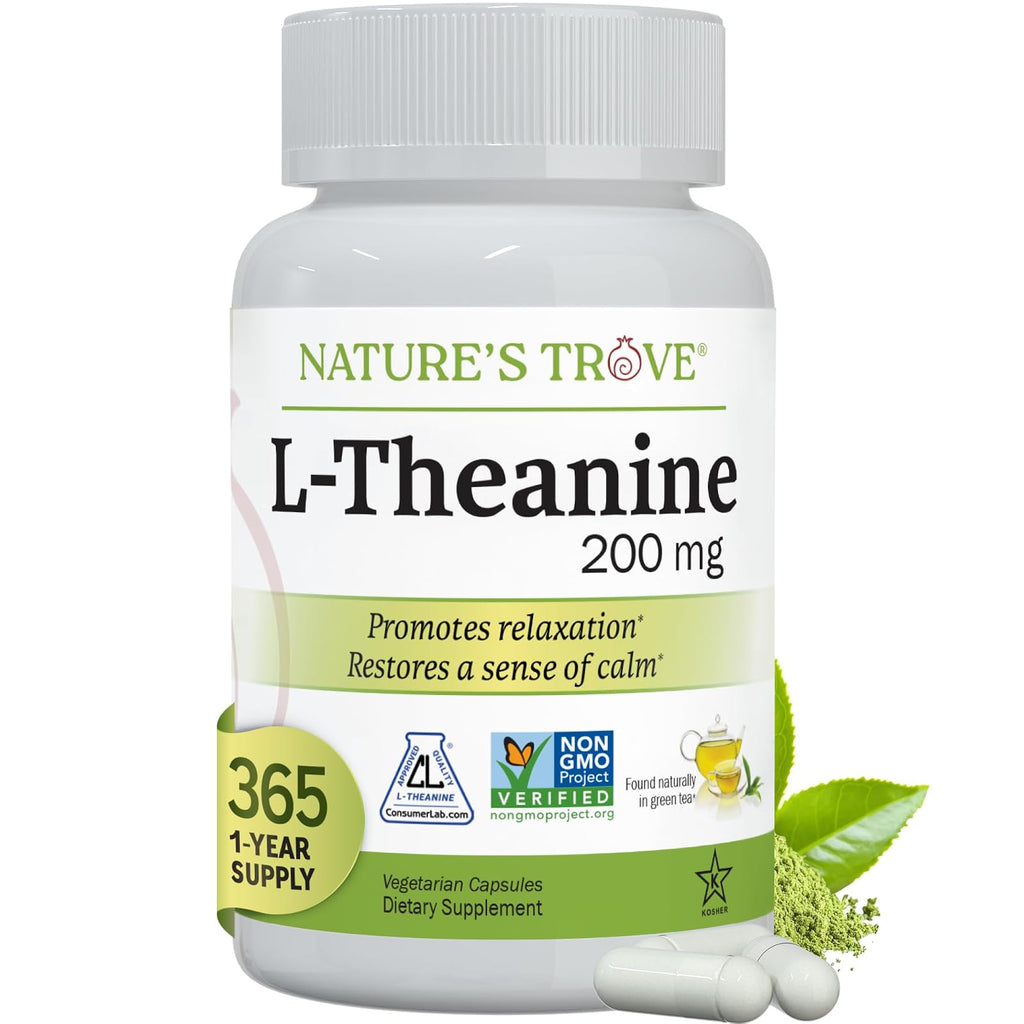 l-theanine vegetarian capsules for relaxation