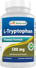 L-Tryptophan 500 mg capsules for relaxation