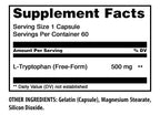 L-Tryptophan capsules for better sleep