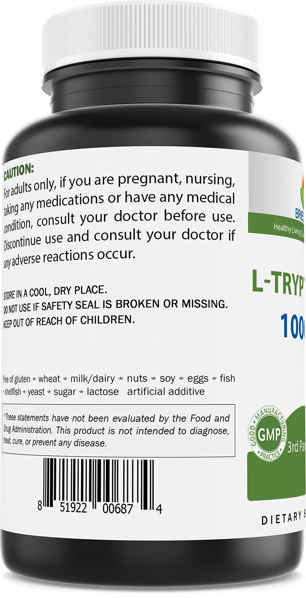 L-Tryptophan capsules for emotional balance