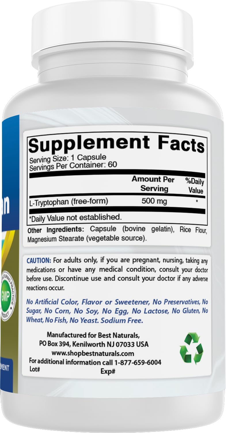 L-Tryptophan for restful nights