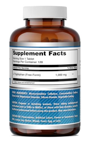L-Tryptophan tablets for better sleep quality