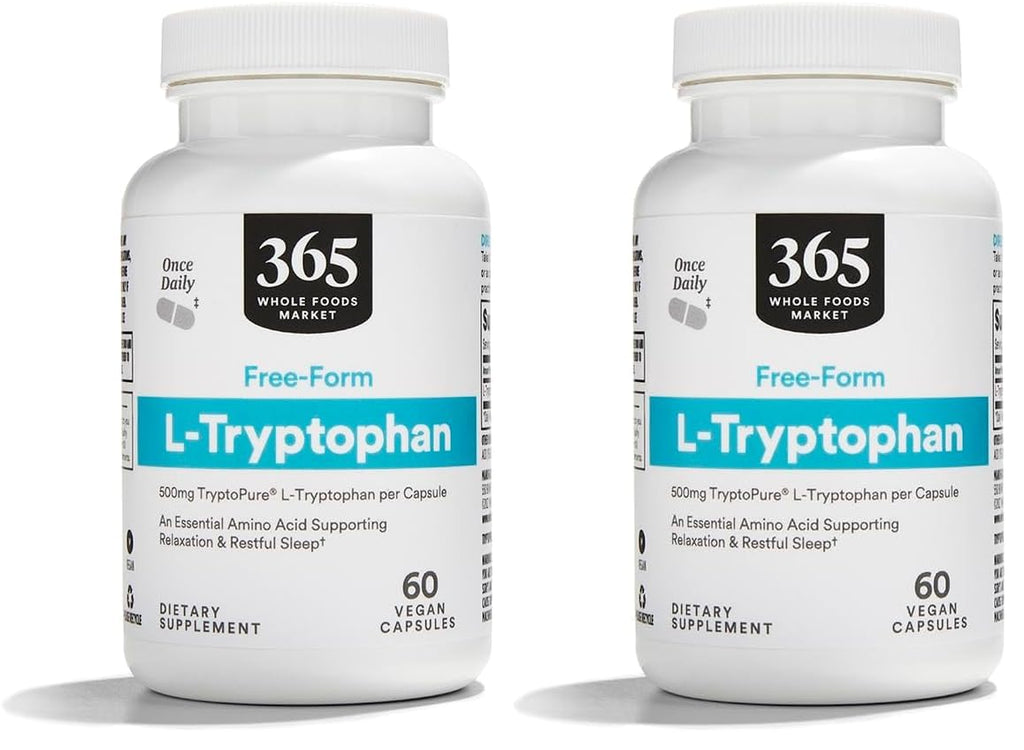 L-Tryptophan veggie capsules for relaxation