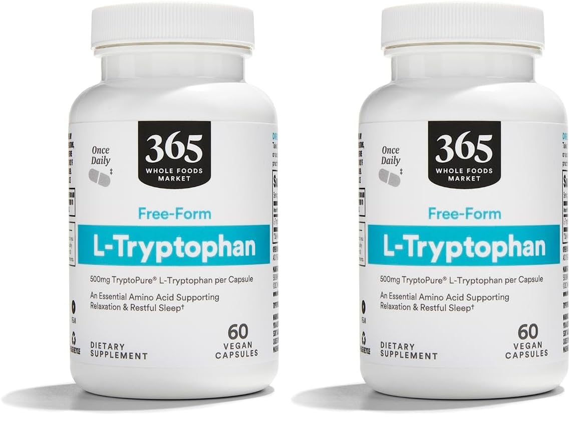 L-Tryptophan veggie capsules for relaxation