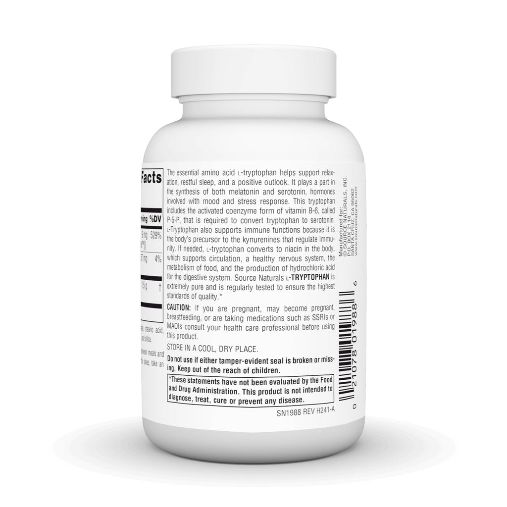 L-Tryptophan with B-6 for emotional balance