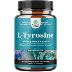 L-Tyrosine 500 mg capsules for energy