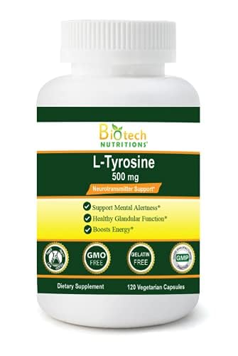 L-Tyrosine 500 mg vegetable capsules