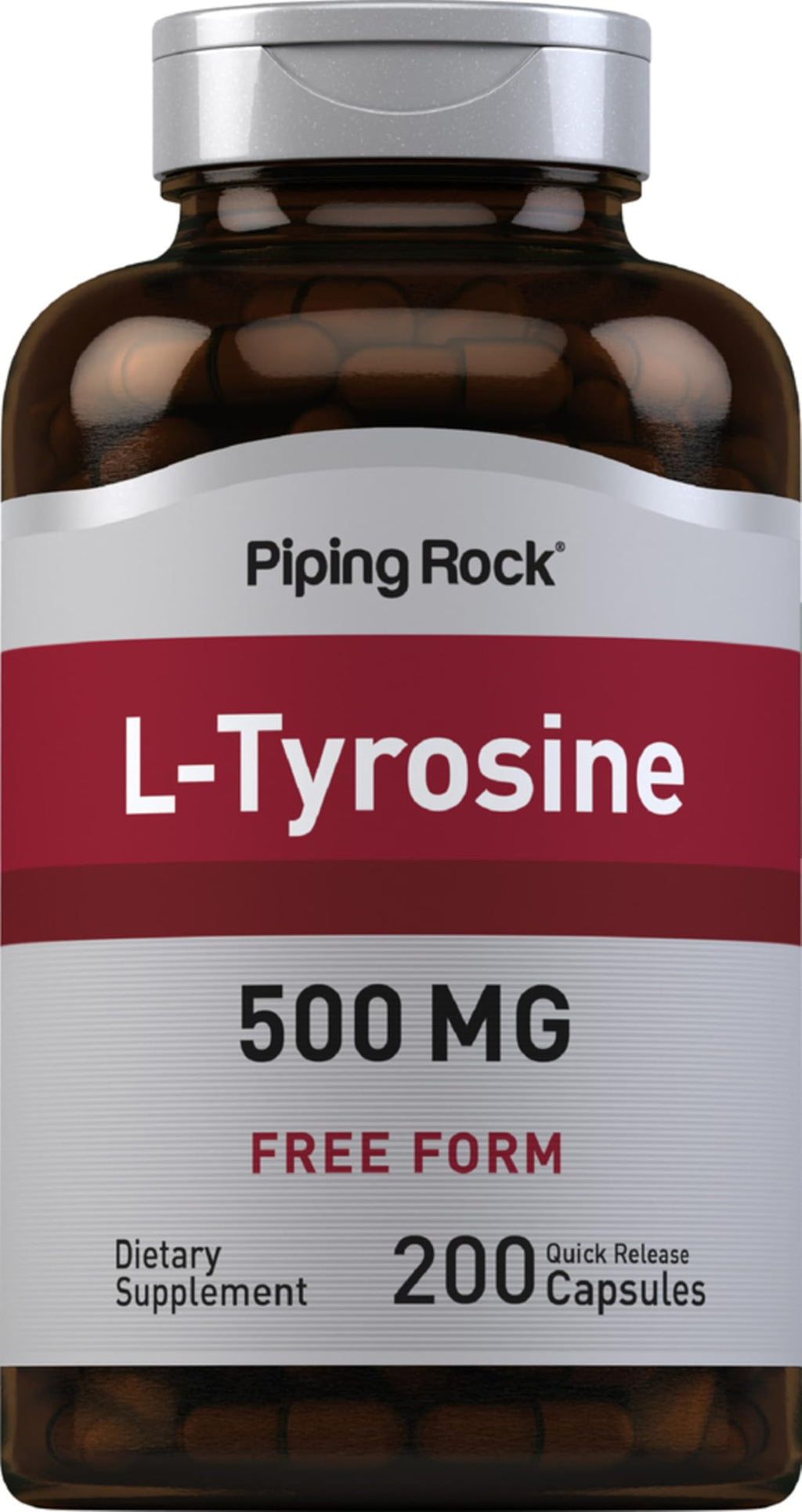 L-Tyrosine 500mg capsules for energy
