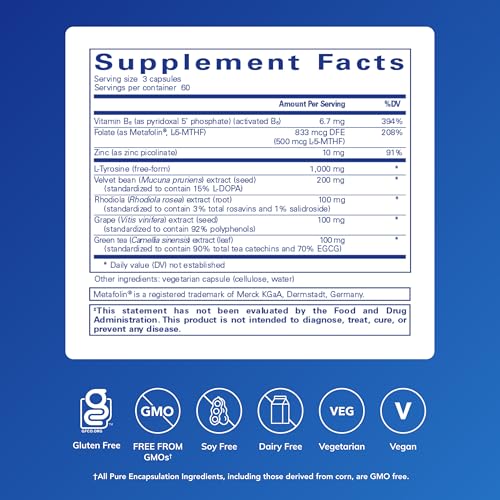 L-Tyrosine and B6 for brain health