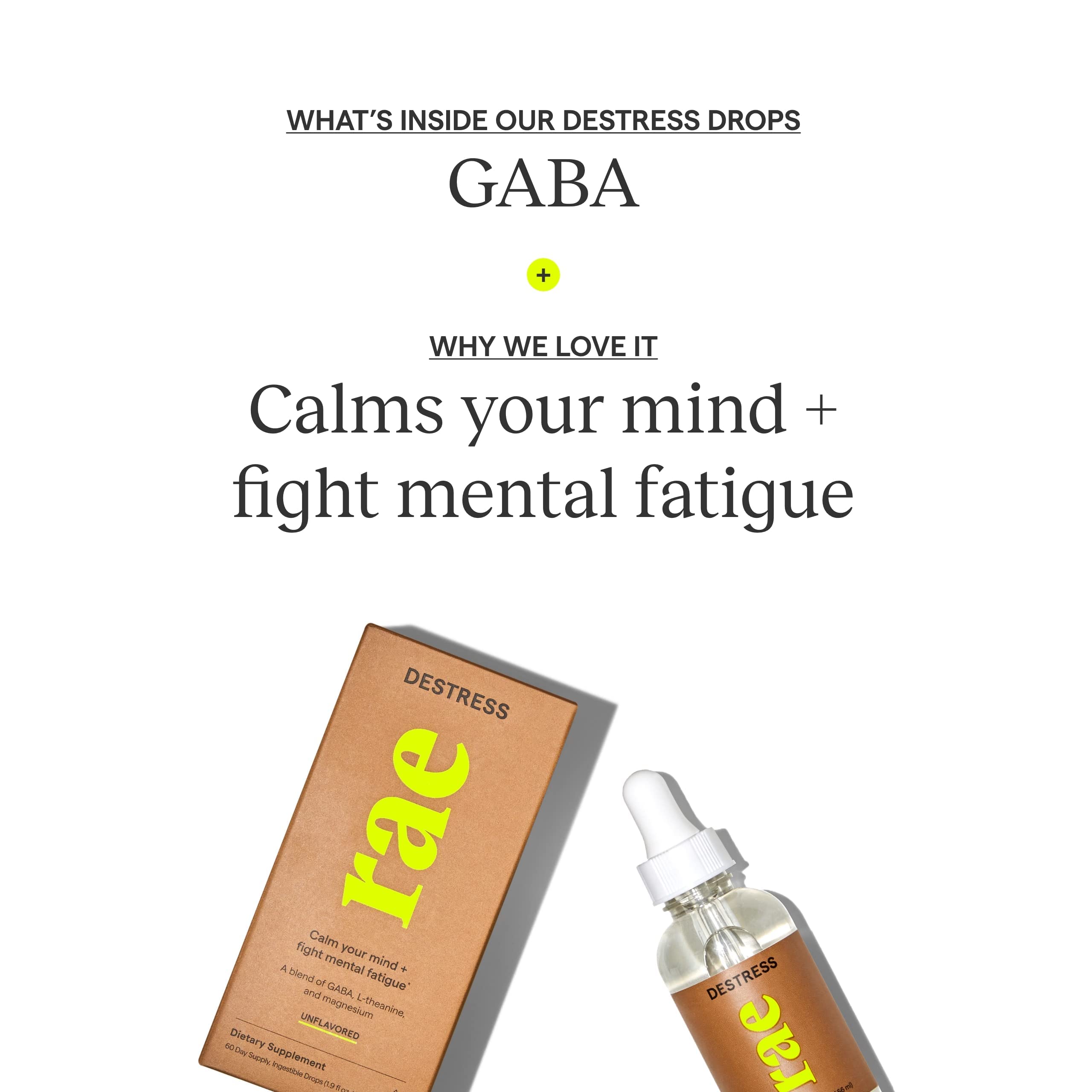 L-Tyrosine benefits in DeStress Drops