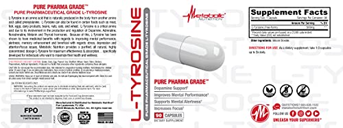 L-Tyrosine capsules for daily energy boost