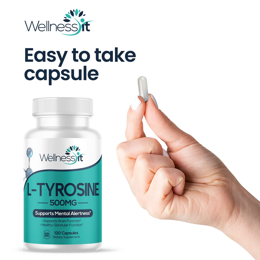 L-Tyrosine capsules for daily wellness