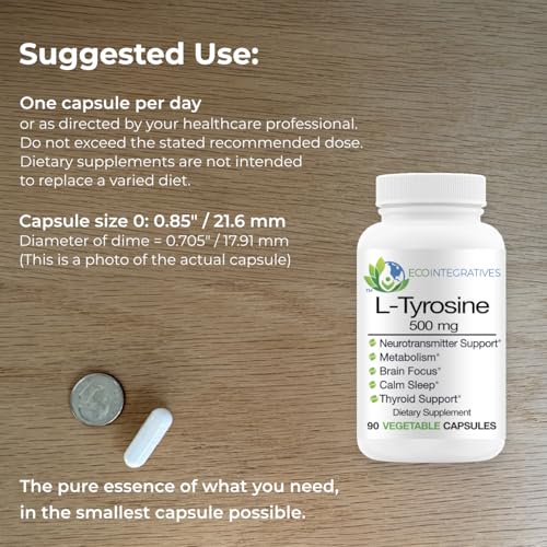 L-Tyrosine capsules for mental clarity