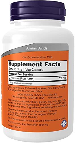 l-tyrosine capsules for mental focus