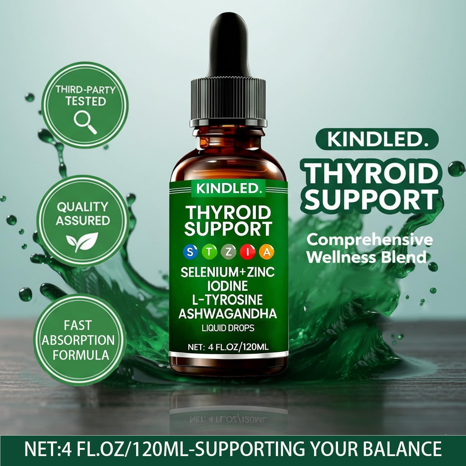 L-Tyrosine drops for energy boost