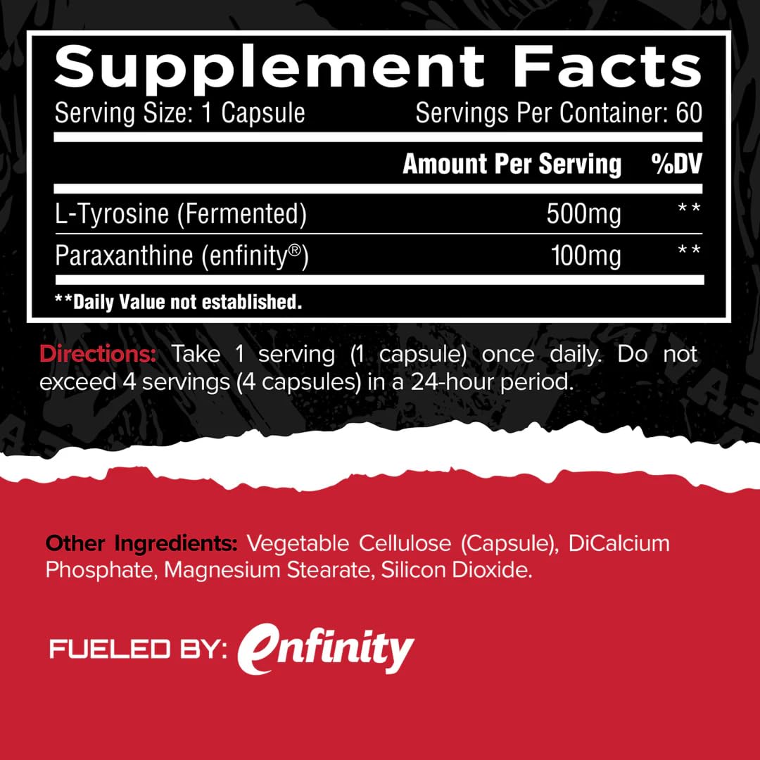 L-Tyrosine endurance supplement capsules