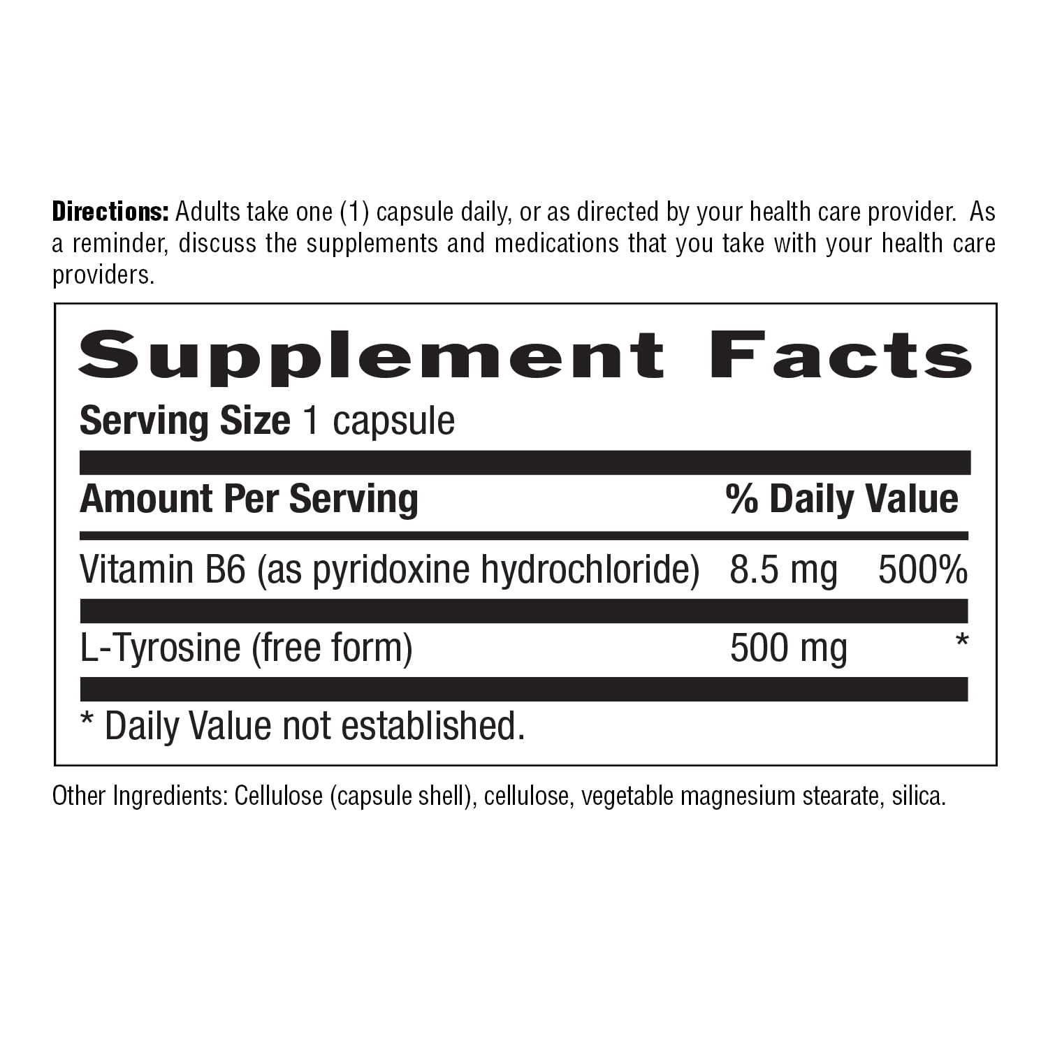 l-tyrosine for cognitive function