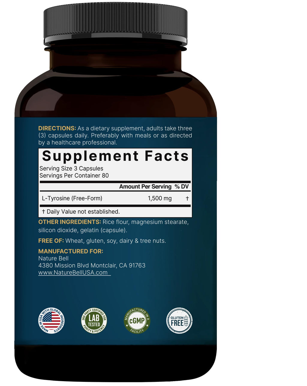 L-Tyrosine for enhanced mood support