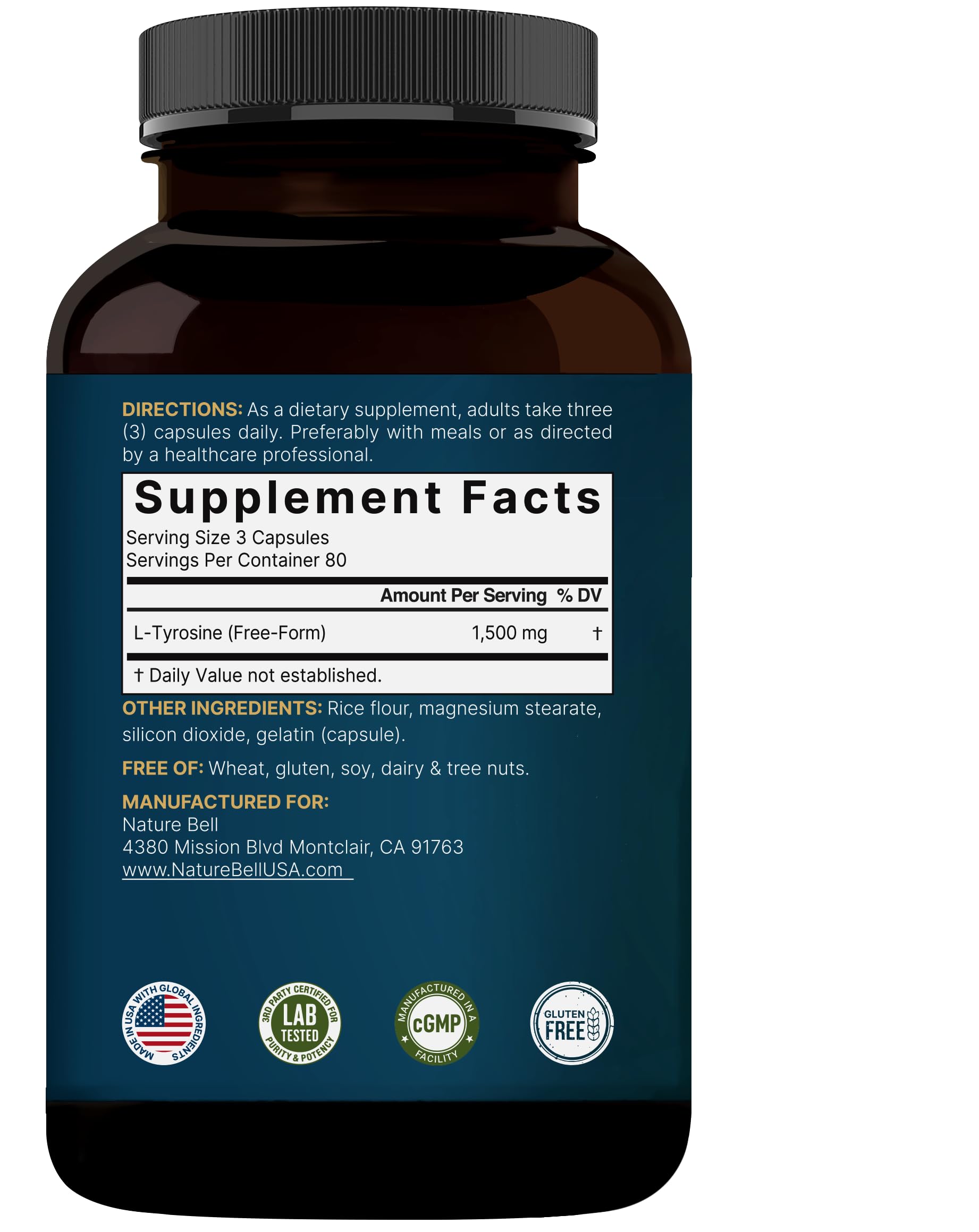 L-Tyrosine for enhanced mood support