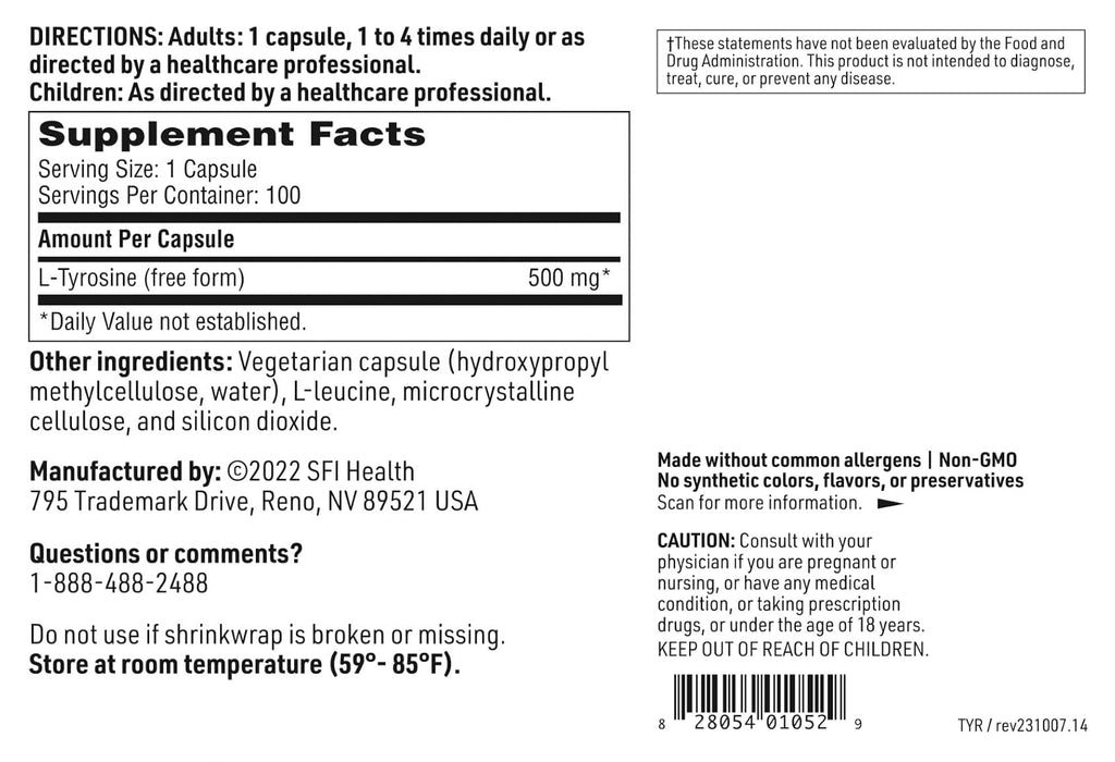 l-tyrosine for stress relief